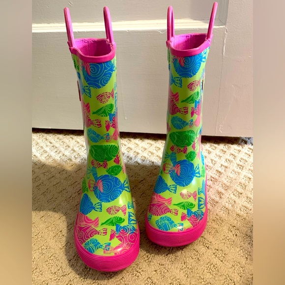 L.L. Bean | Shoes | Ll Bean Kids Rainboots Puddle Stompers | Poshmark